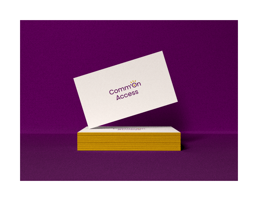 Identité visuelle pour Comm'On Access – Dear Sunflower, studio ...